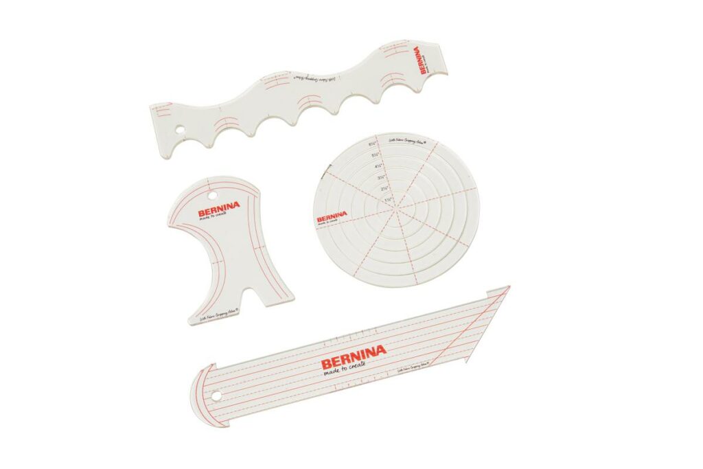 Bernina Essentials Ruler Formschablonen-Set | Nähmaschinen Scherf